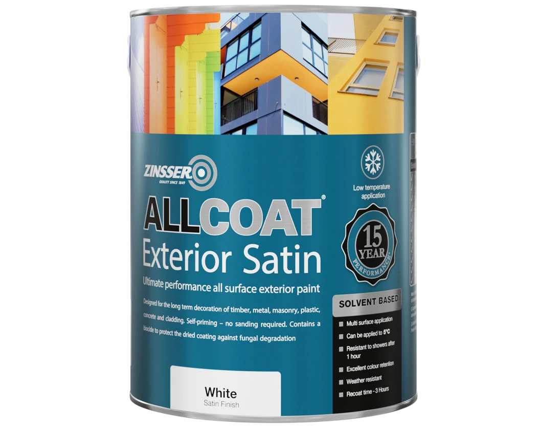 AllCoat® Exterior Satin Solvent Based | Zinsser UK | Specialist Paints and Primers from Zinsser UK